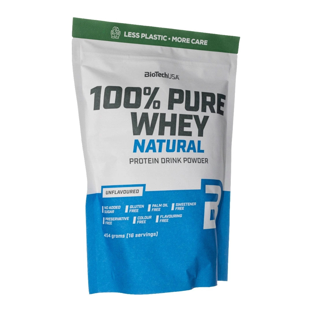 BioTechUSA 100% Pure Whey Natural – 1KG – Sovital Supplements